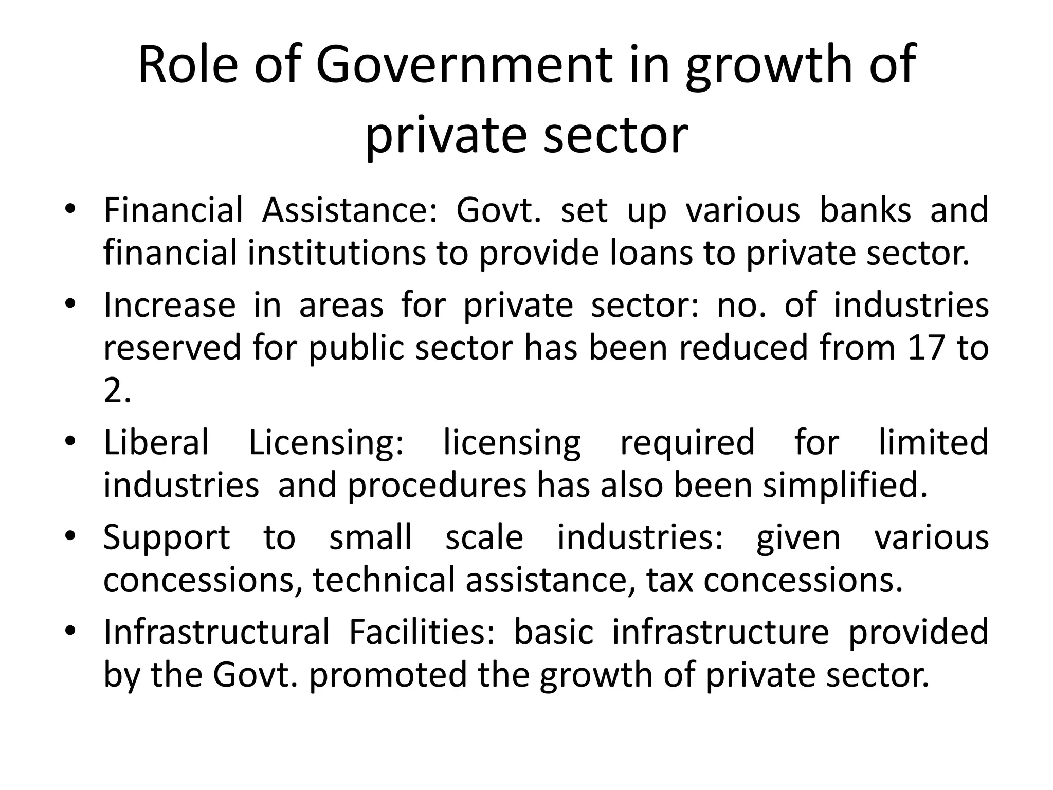 Private sector in india | PPTX