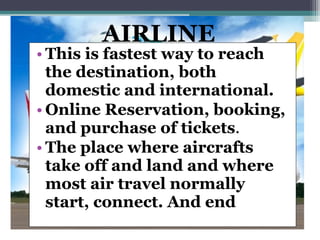 MS.TLE Private sectors of travel service | PPT