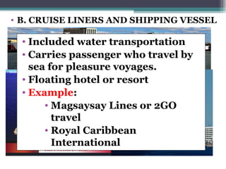 MS.TLE Private sectors of travel service | PPT