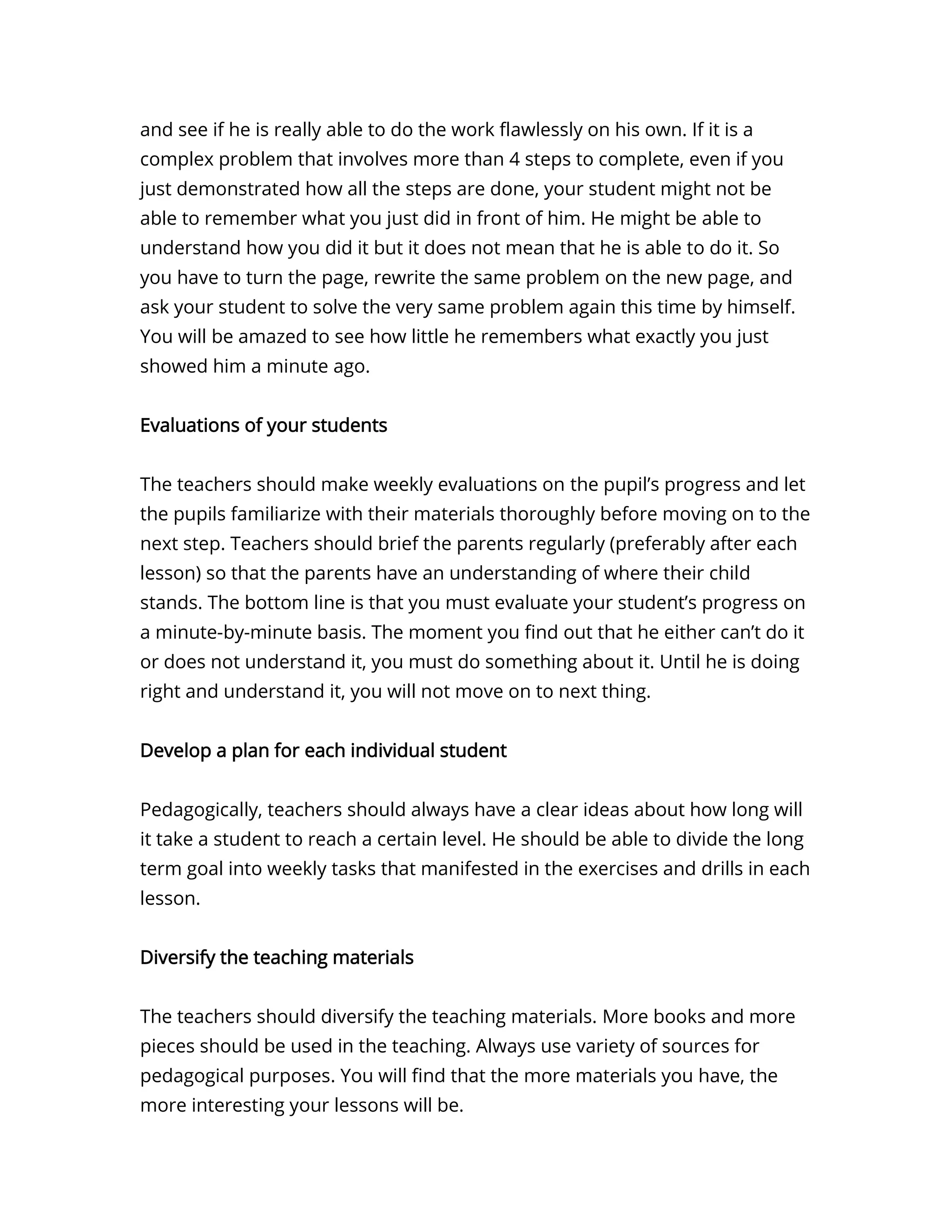 Private Tutoring – How to Be A Successful Tutor | PDF