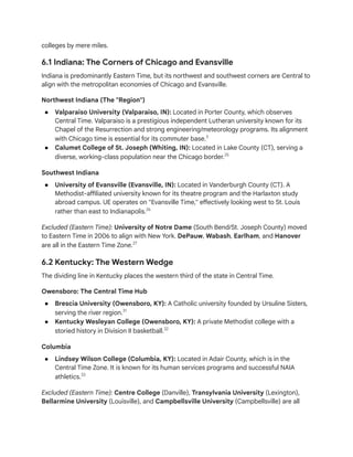 Private Universities in US Central Time Zone | PDF