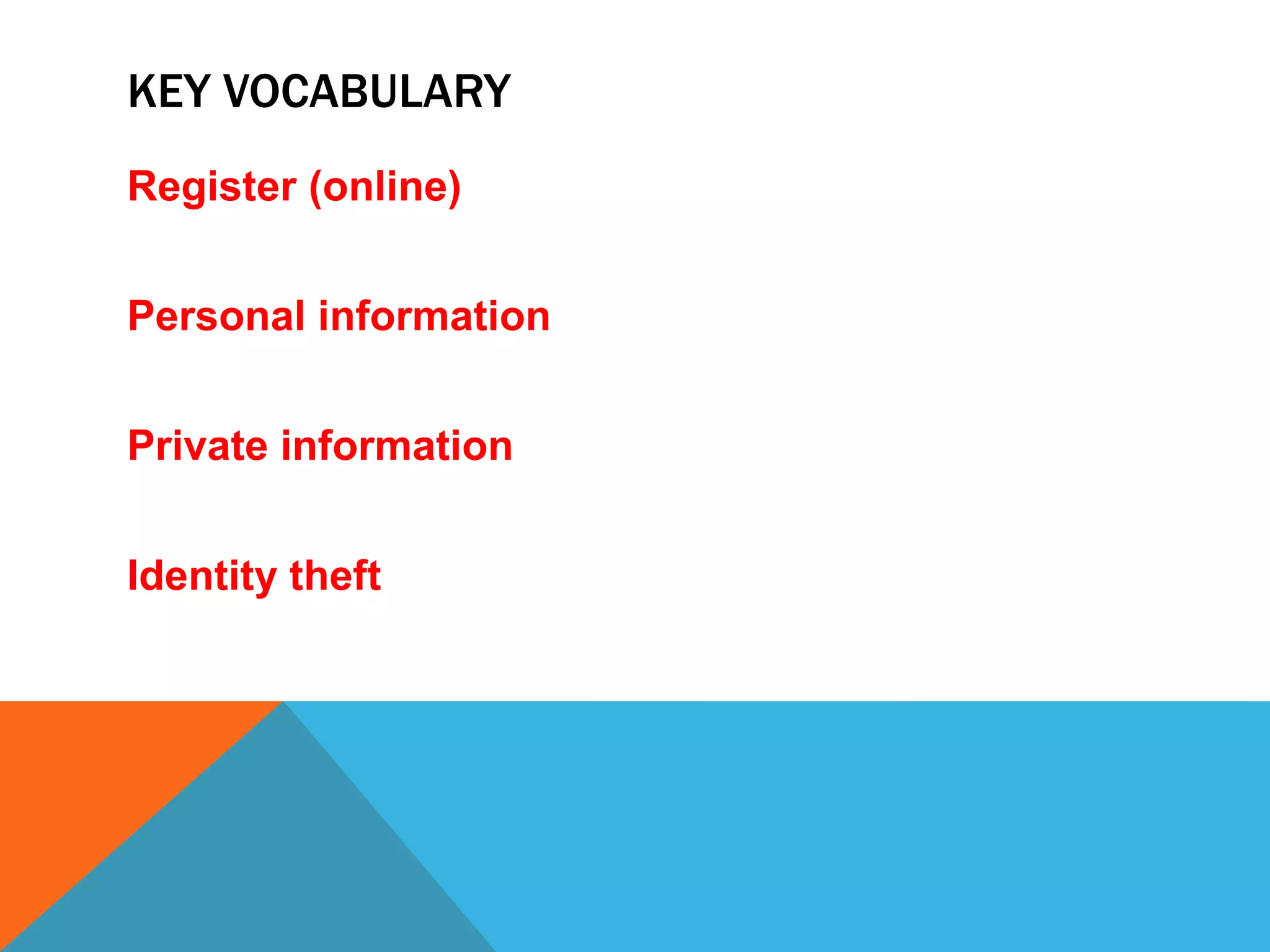 IT- Private vs personal information | PPT