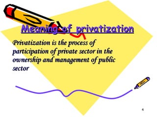 Privatisation | PPT