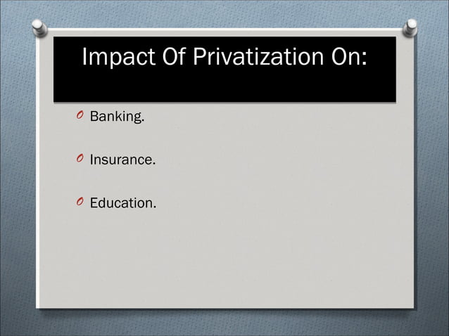 Privatisation | PPT | Private Equity | Business Banking & Finance