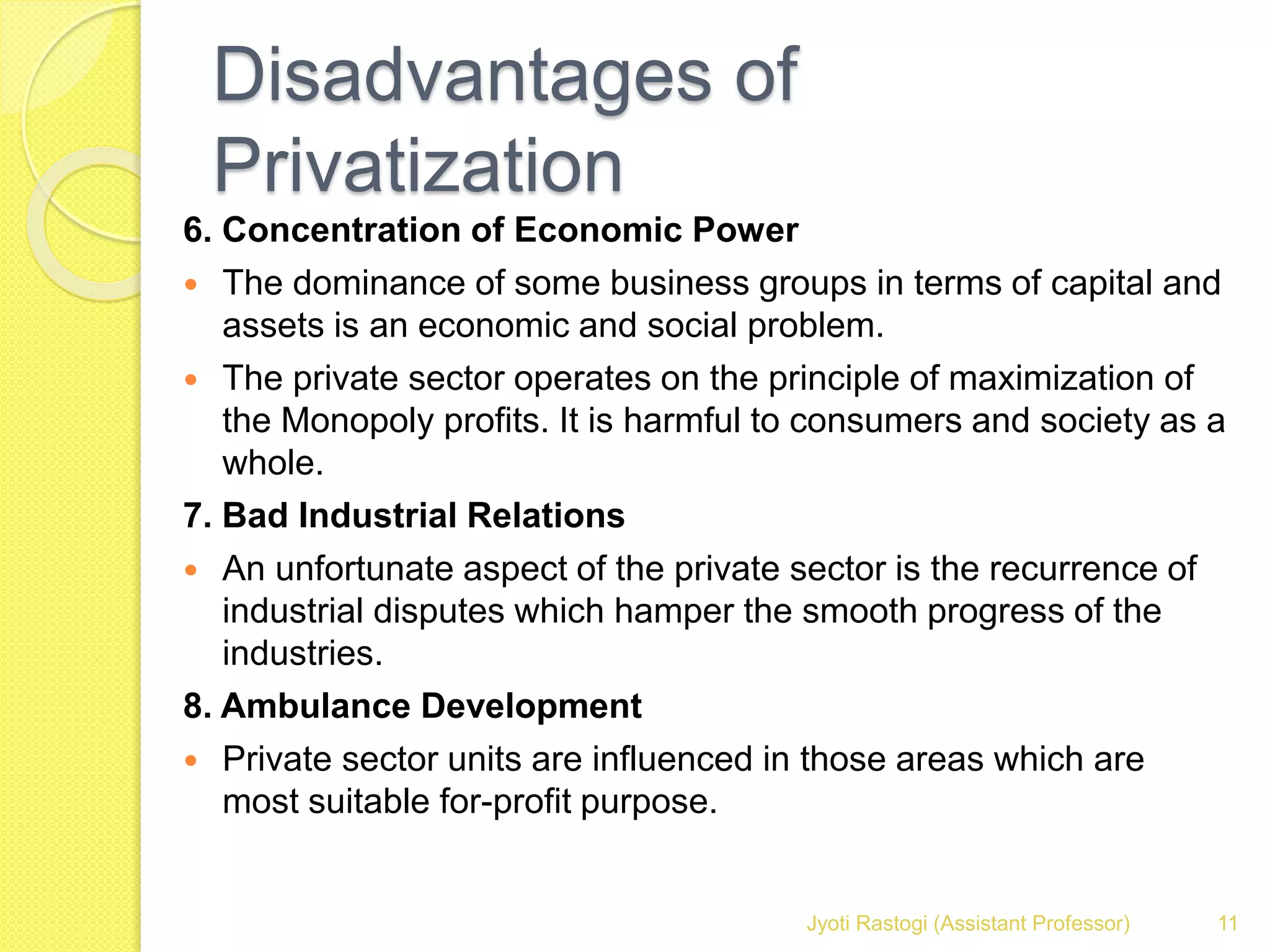Privatisation | PPTX