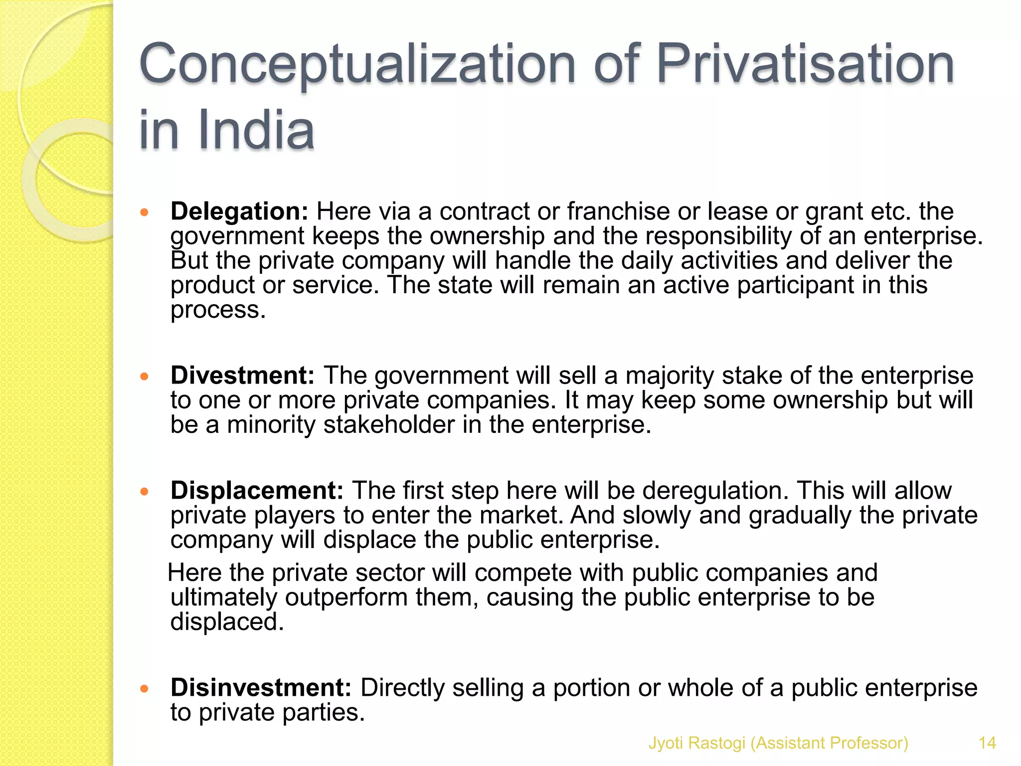 Privatisation | PPTX