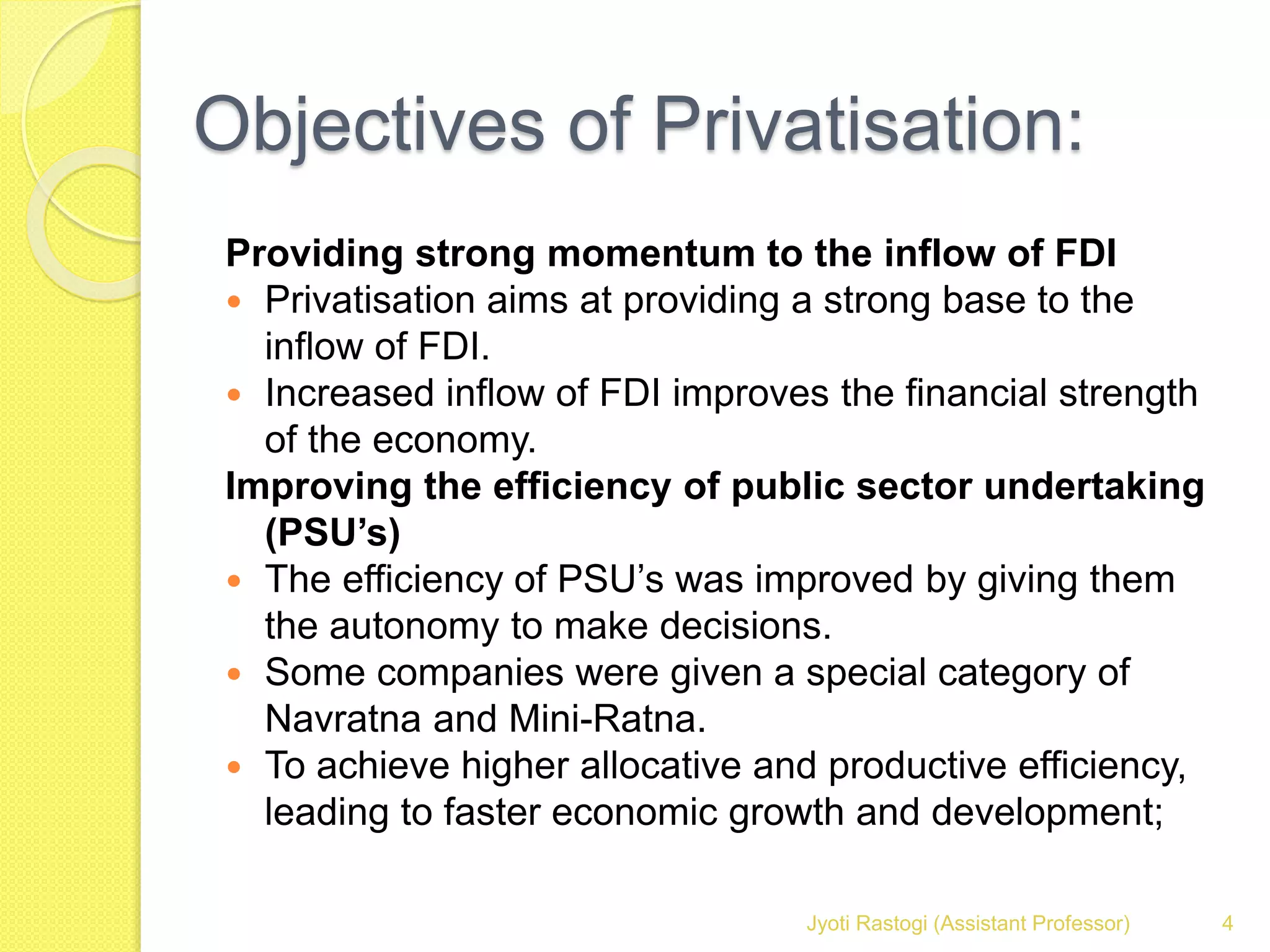 Privatisation | PPTX