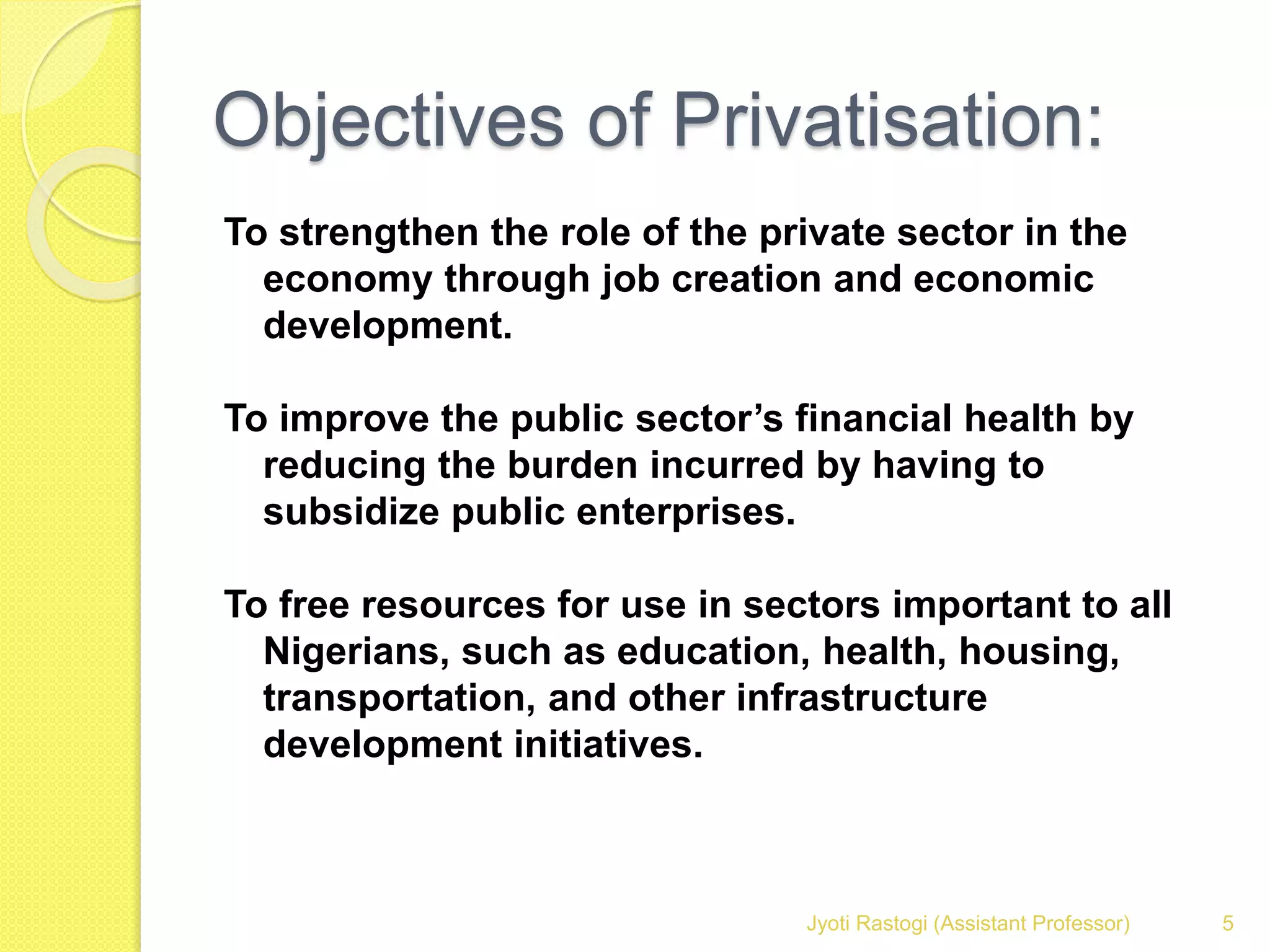 Privatisation | PPTX