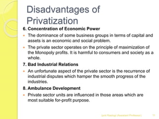 Privatisation | PPTX