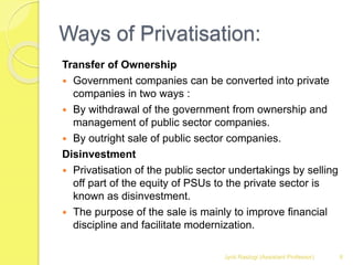 Privatisation | PPTX