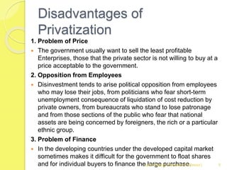 Privatisation | PPTX