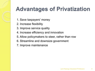 Cons Of Privatization