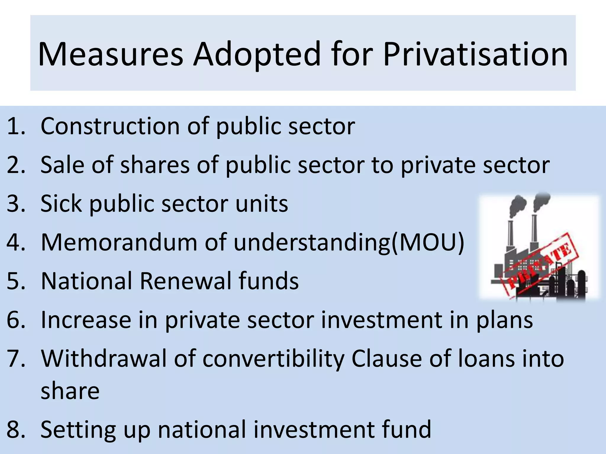 Privatisation 1991 | PPTX