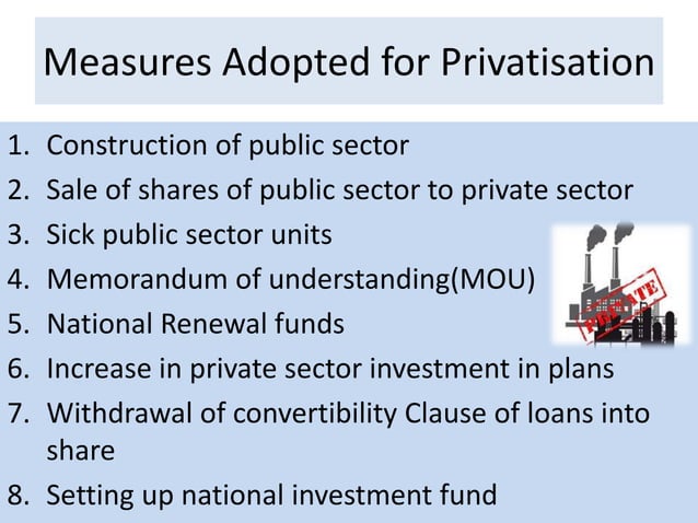 Privatisation 1991 | PPTX