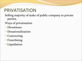 Privatisation 999 | PPT