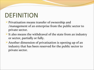 Privatisation 999 | PPT