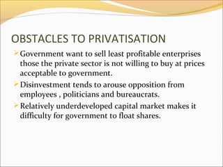 Privatisation 999 | PPT