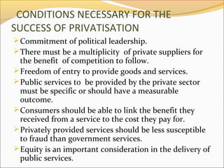 Privatisation 999 | PPT