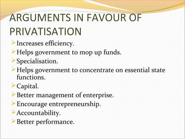 Privatisation 999 | PPT