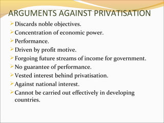 Privatisation 999 | PPT