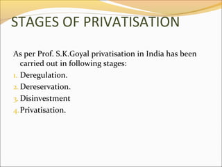 Privatisation 999 | PPT