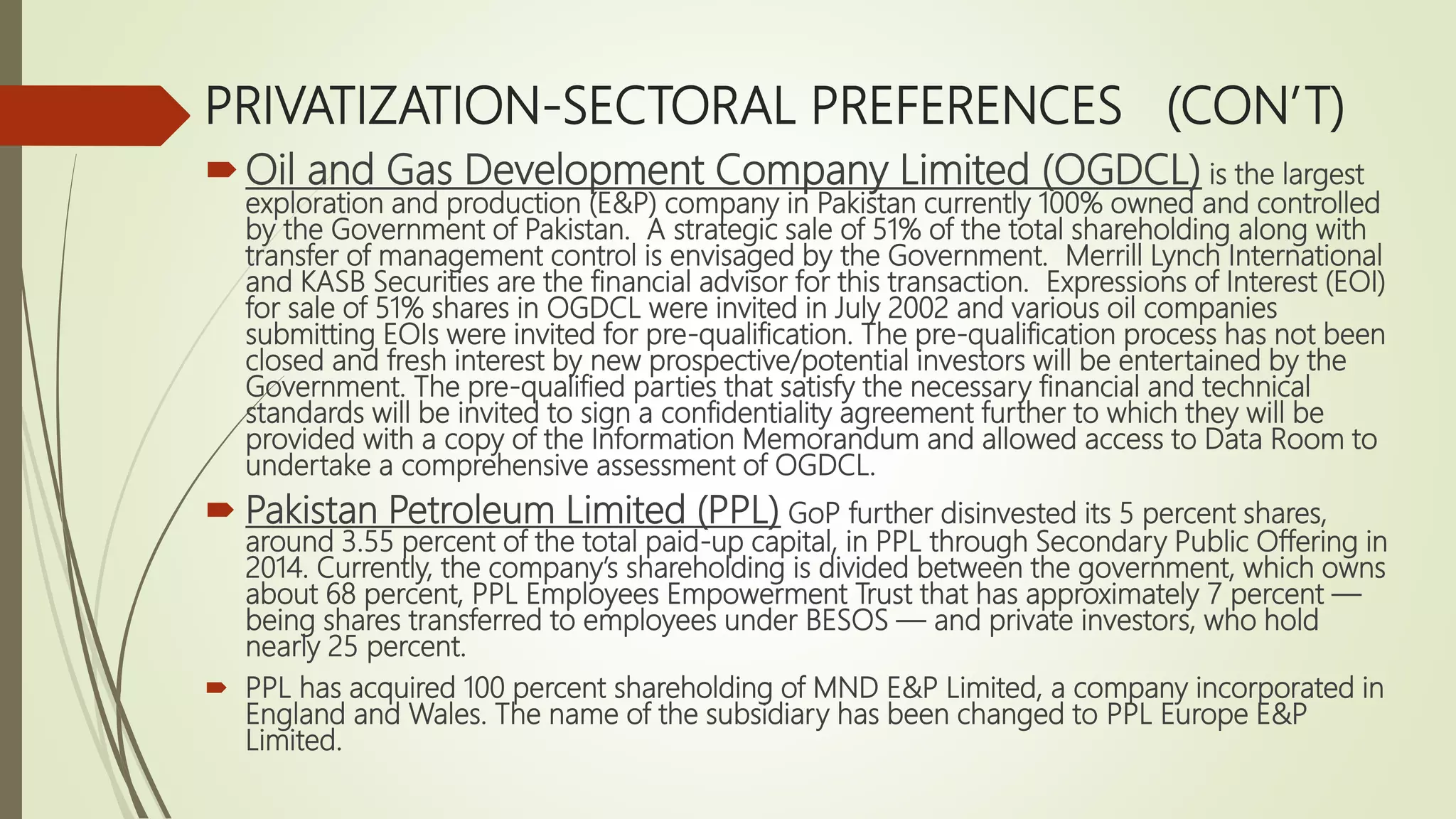 Privatization and deregulation | PPTX