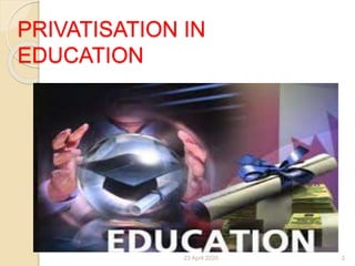 PRIVATISATION IN EDUCATION | PDF