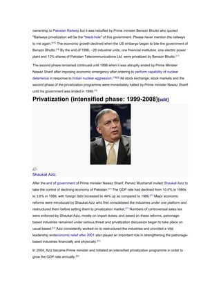 Privatisation in pakistan | DOC