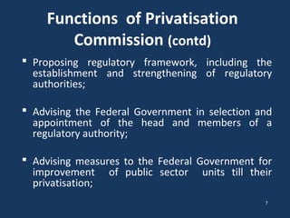 Privatisation In Pakistan | PPT