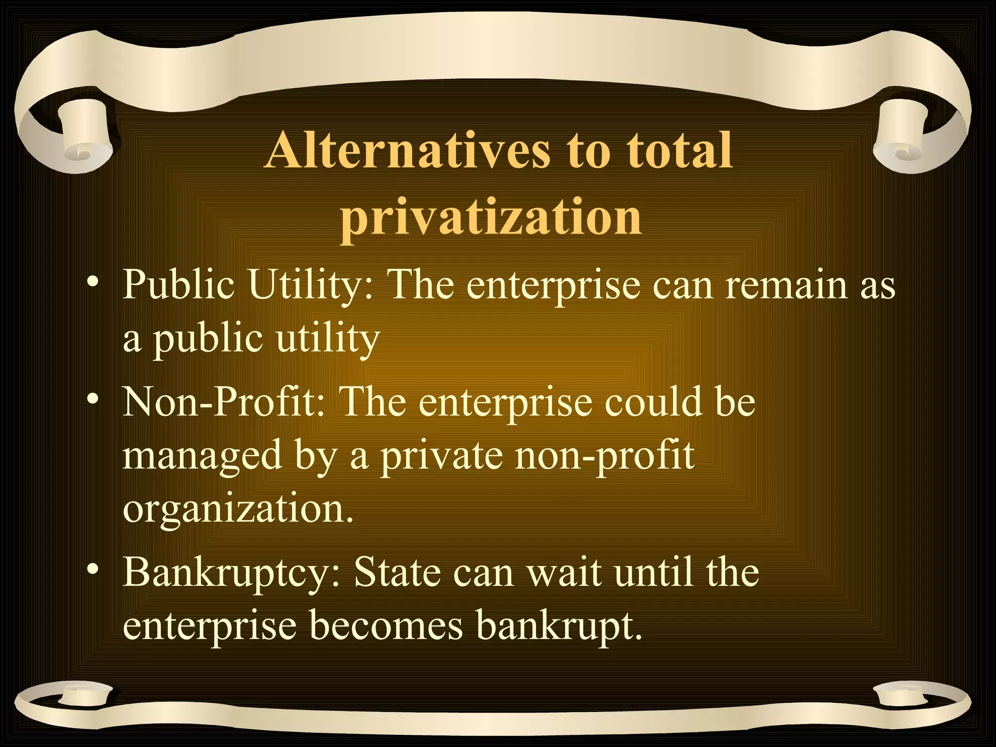 Privatisation of public sector | PPT