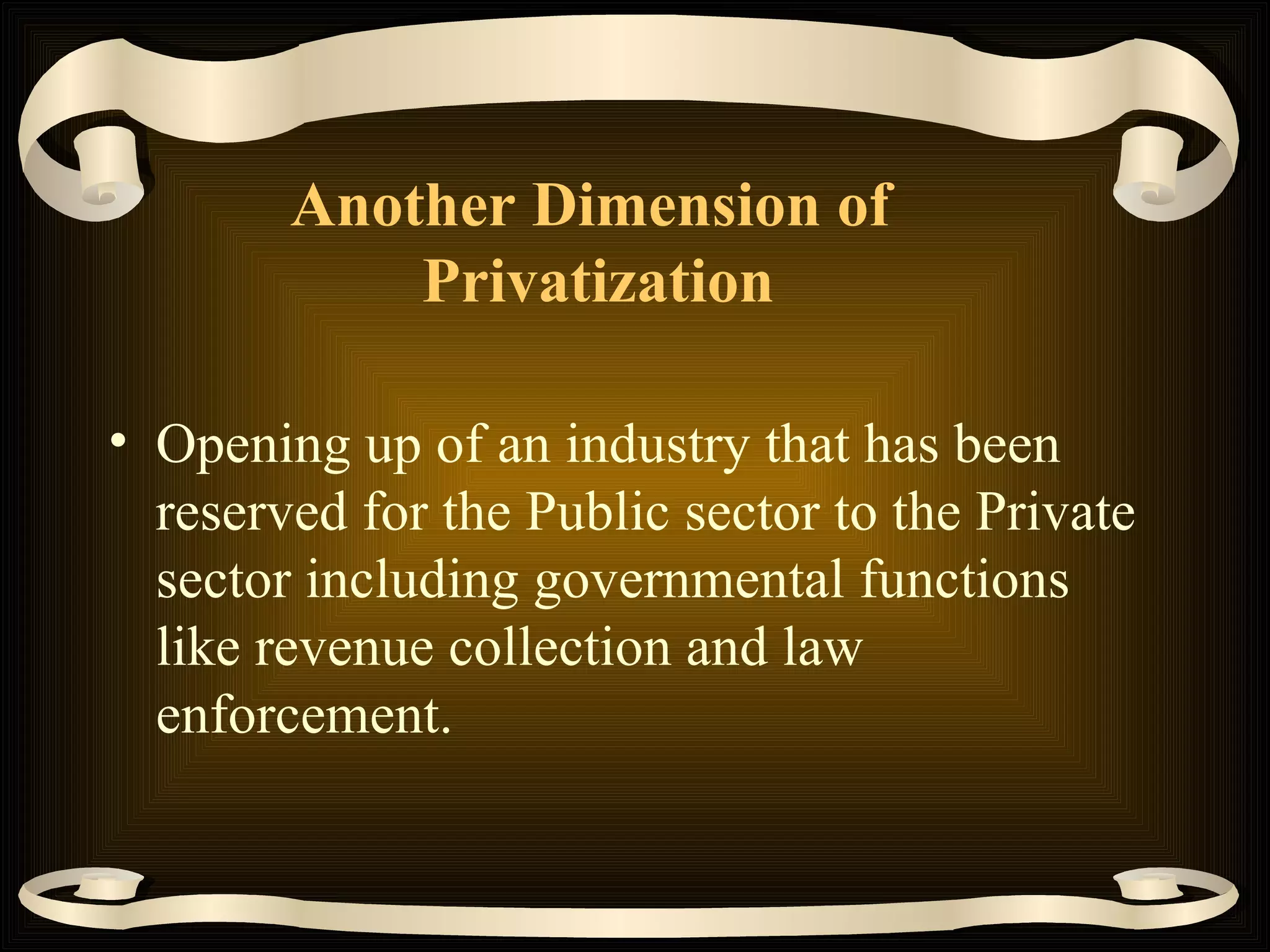 Privatisation of public sector | PPT