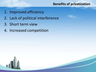 Privatization | PPTX