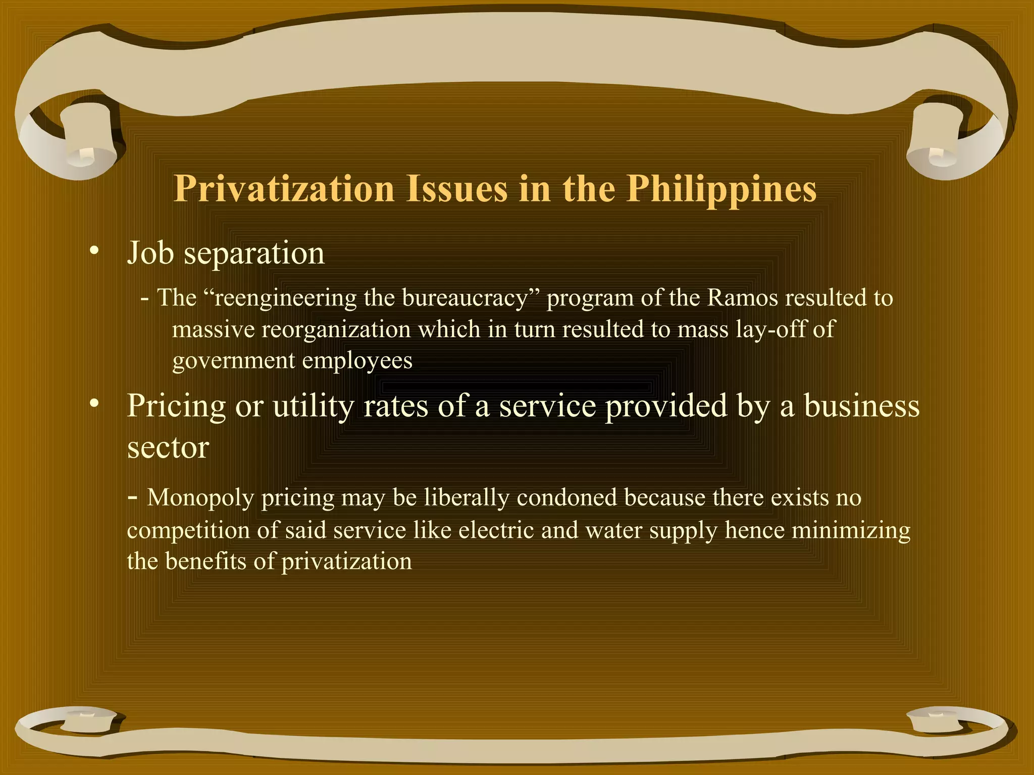 Enhancing Good Governance through Public Enterprise (Privatization) | PPT