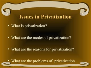 Enhancing Good Governance through Public Enterprise (Privatization) | PPT