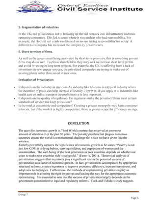 Privatization | PDF
