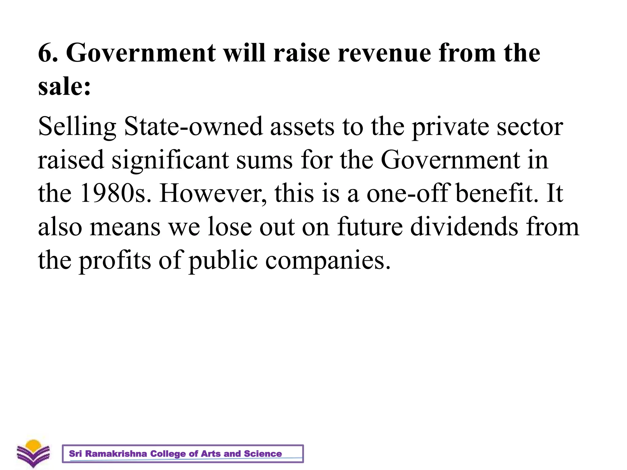 Privatization and Disinvestment - Meaning, Objectives, Advantages and Disadvantages | PPTX