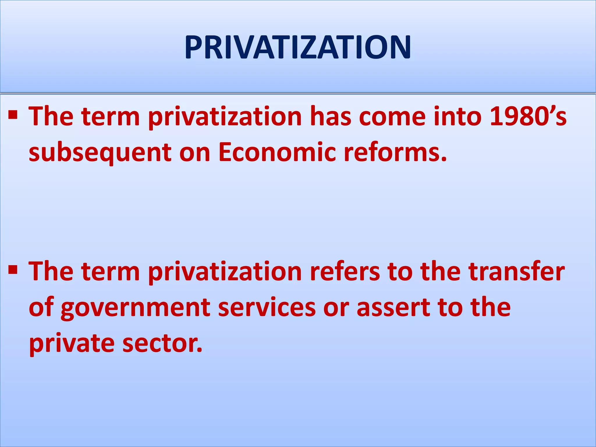 Privatization and education | PPTX