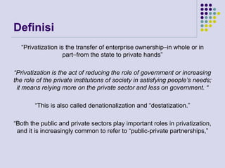Privatization and Public Private Partnerships By E.S Savas | PPT
