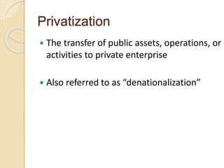Privatization by Ali Roshaan | PPT