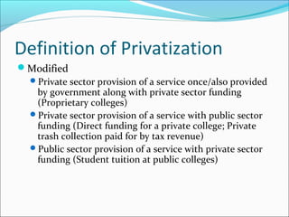Privatization and Pakistan | PPT
