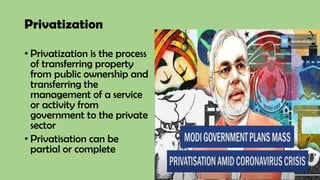Privatization in business and air india | PDF