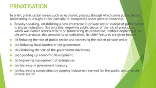 Privatization in india | PPT