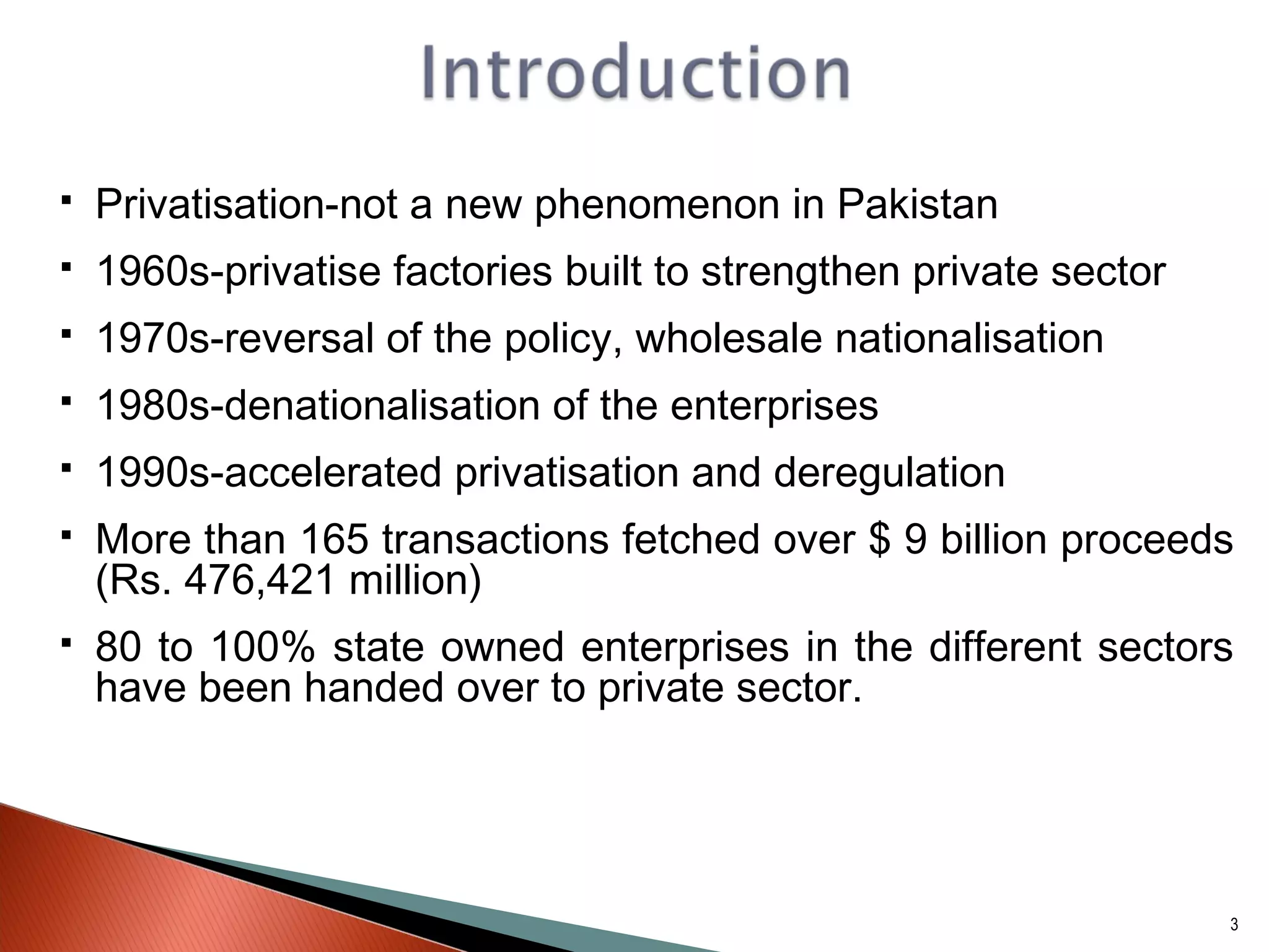 Privatisation in Pakistan-Challenges and Prospects | PPT