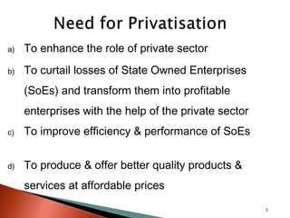 Privatisation in Pakistan-Challenges and Prospects | PPT