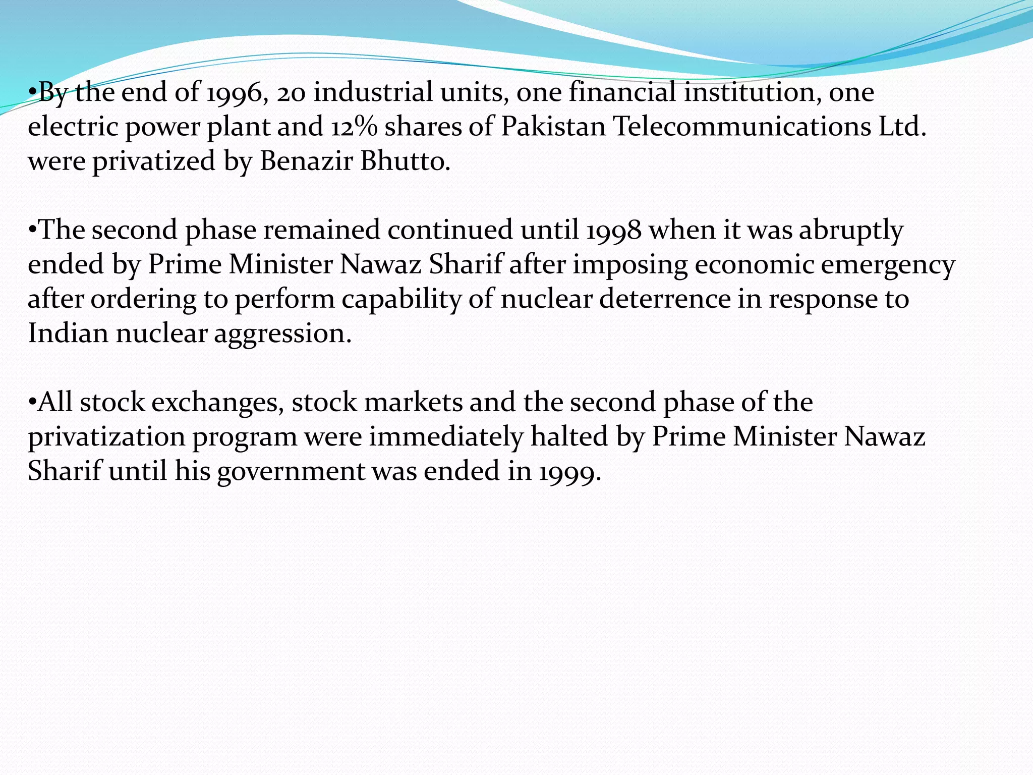 Privatization in pakistan | PPTX