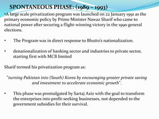 Privatization in pakistan | PPTX