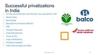 Privatization of economic development | PPT