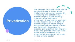 Privatization of economic development | PPT