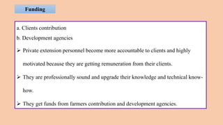 Privatization of extension in india | PPTX