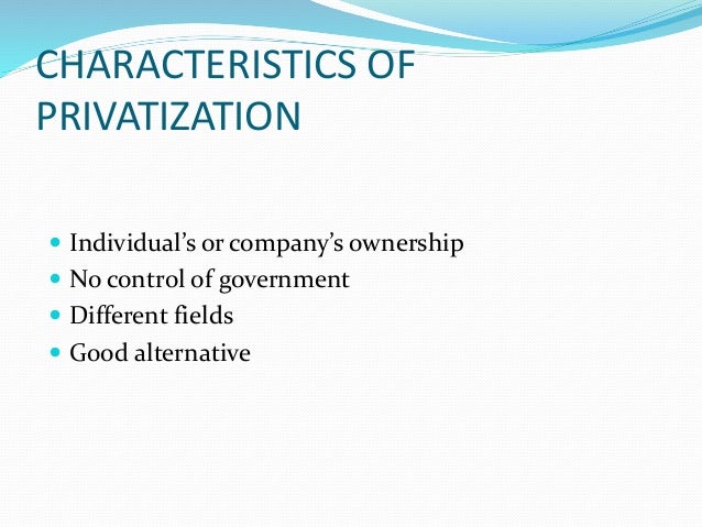 Privatization ppt